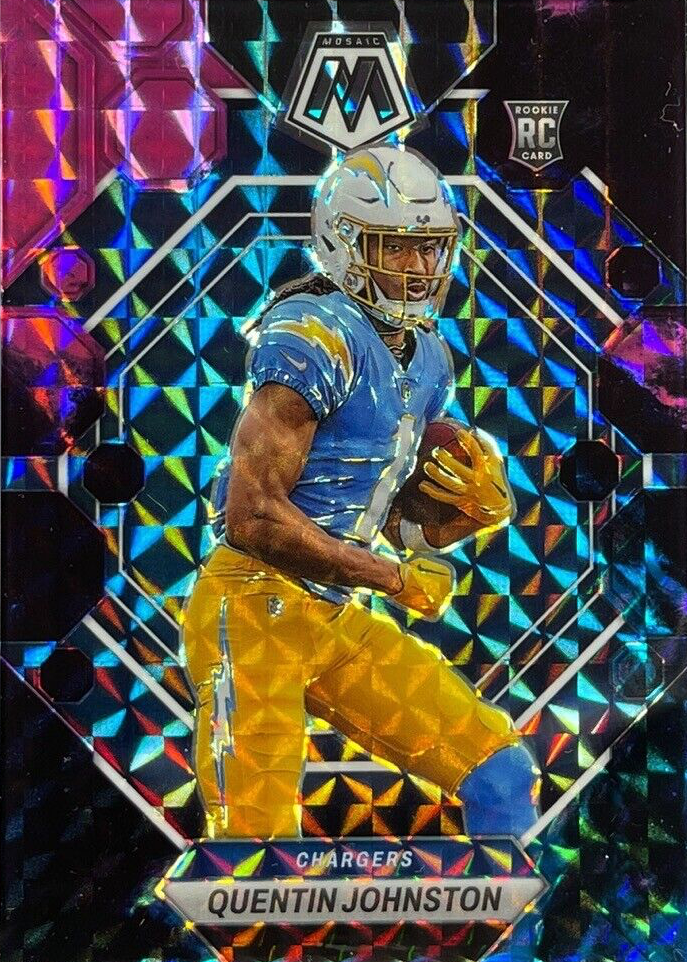 Quentin Johnston 2023 Mosaic #356 Choice Nebula /1 Price Guide - Sports ...