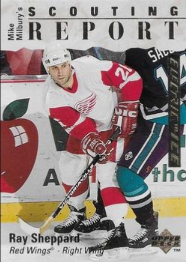 Ray Sheppard 1995 Upper Deck #254 Electric Ice Gold Price Guide ...