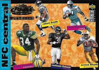 Barry Sanders / Edgar Bennett / Errict Rhett / Robert Smith Football ...