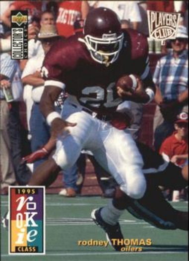 Rodney Thomas 1995 Upper Deck Collector's Choice #27 Player's Club ...