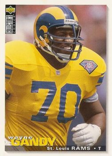 Wayne Gandy 1995 Upper Deck Collector's Choice #105 Base Price Guide ...