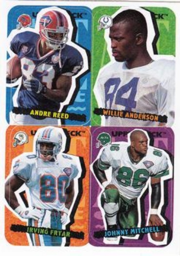 Andre Reed / Irving Fryar / Johnny Mitchell / Willie Anderson Football ...