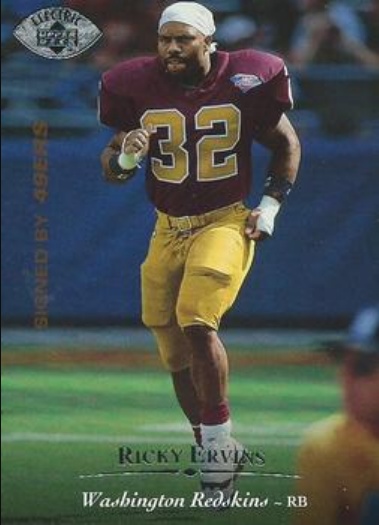 Ricky Ervins 1995 Upper Deck #203 Electric Price Guide - Sports Card ...