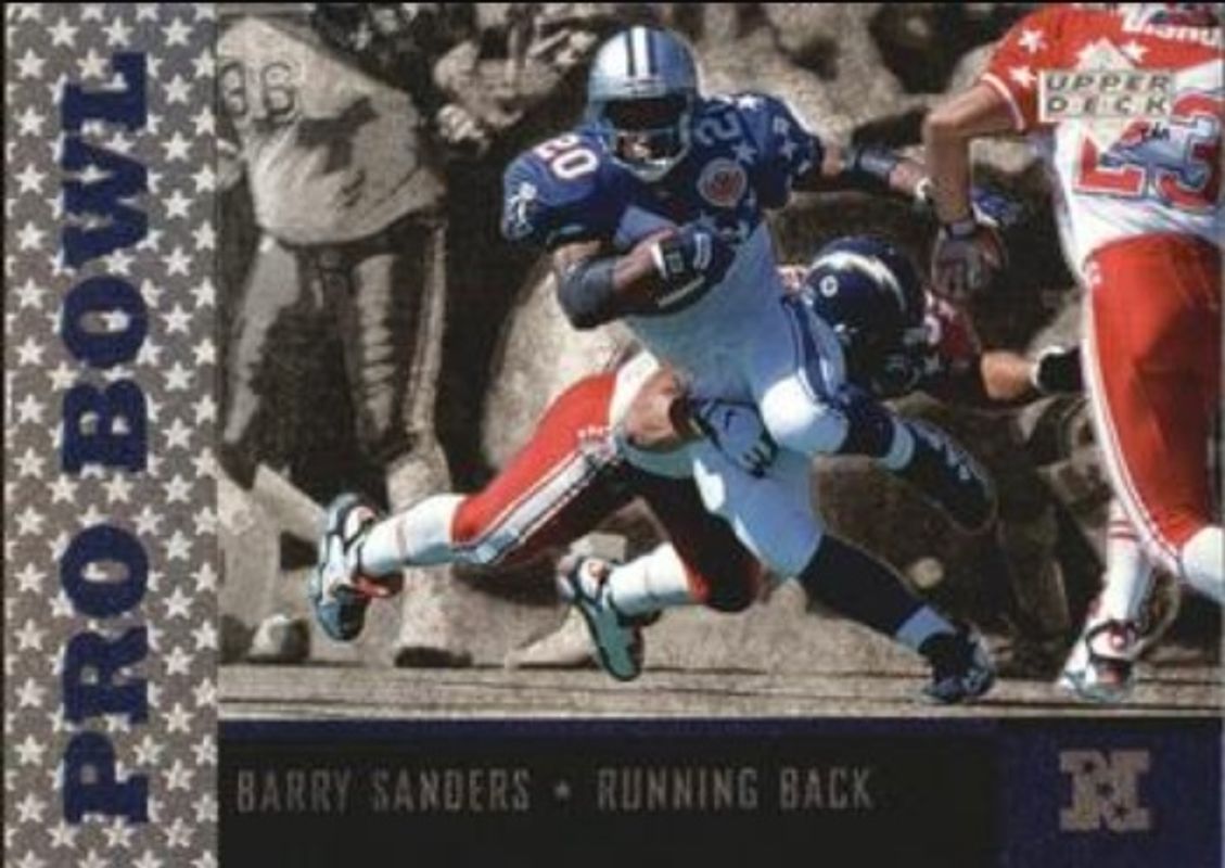 Barry Sanders 1996 Upper Deck #PB4 Pro Bowl Price Guide - Sports Card ...