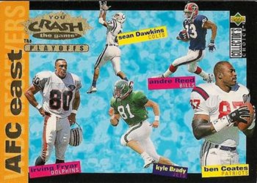 Andre Reed / Irving Fryar / Kyle Brady / Sean Dawkins Football Cards ...