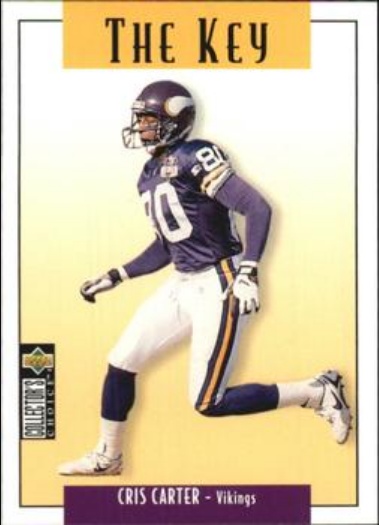 Cris Carter 1995 Upper Deck Collector's Choice Update #U74 Base Price ...