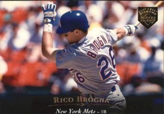 Rico Brogna 1995 Upper Deck #121 Electric Diamond Gold Price Guide ...