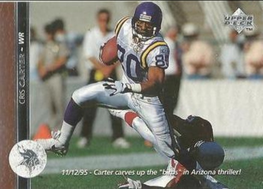Cris Carter 1996 Upper Deck #167 Base Price Guide - Sports Card Investor