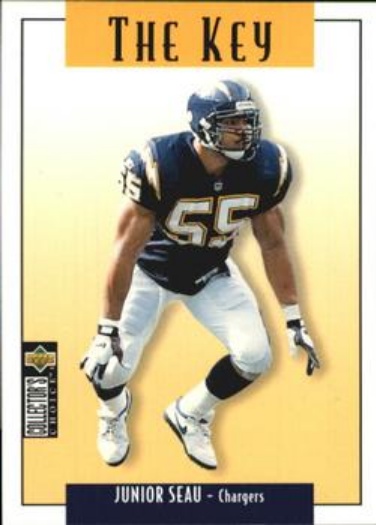 Junior Seau 1995 Upper Deck Collector's Choice Update #U66 Base Price ...