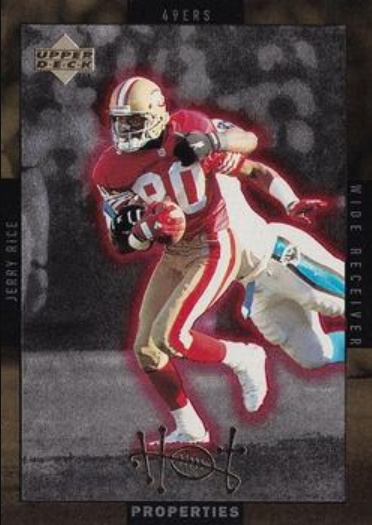 Jerry Rice / JJ Stokes 1996 Upper Deck #HT-2 Hot Properties Gold Price ...