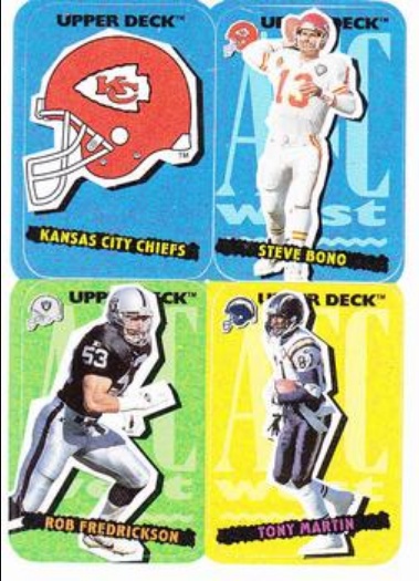 Rob Fredrickson / Steve Bono / Tony Martin Football Cards Price Guide ...