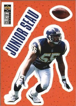 Junior Seau 1996 Upper Deck Collector's Choice #S27 Play Action Stick ...