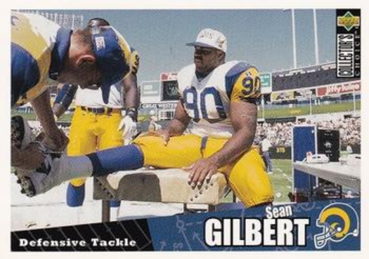 Sean Gilbert 1996 Upper Deck Collector's Choice #338 Base Price Guide ...