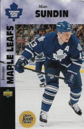 Mats Sundin 1996 Upper Deck Kraft Kraft Dinner MVP Price Guide - Sports ...