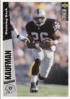 Napoleon Kaufman 1996 Upper Deck Collector's Choice #335 Base Price ...