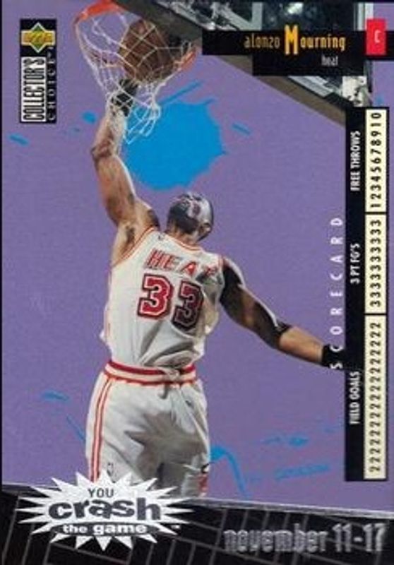 Alonzo Mourning 1996 Upper Deck Collector's Choice Italian #C14a You ...