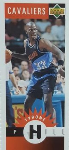 Tyrone Hill 1996 Upper Deck Collector's Choice Italian #M16 Mini Cards ...
