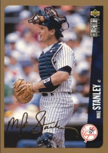 Mike Stanley 1996 Upper Deck Collector's Choice #236 Gold Signatures ...