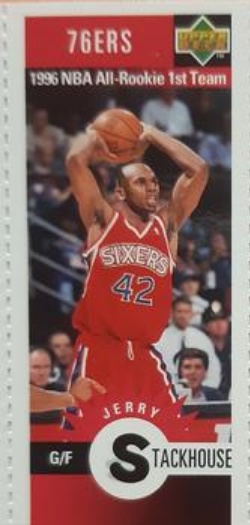 Jerry Stackhouse 1996 Upper Deck Collector's Choice Italian #M61 Mini ...