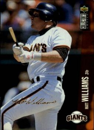 Matt Williams 1996 Upper Deck Collector's Choice #720 Gold Signatures ...