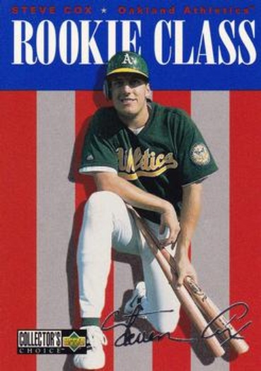 Steve Cox 1996 Upper Deck Collector's Choice #434 Silver Signatures ...