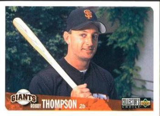Robby Thompson 1996 Upper Deck Collector's Choice #308 Base Price Guide ...