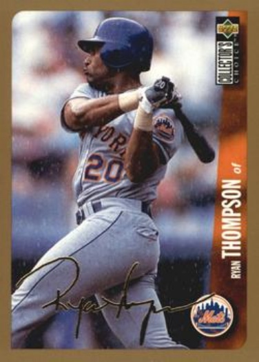 Ryan Thompson 1996 Upper Deck Collector's Choice #623 Gold Signatures ...