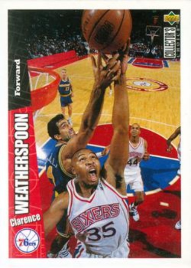 Clarence Weatherspoon 1996 Upper Deck Collector's Choice Italian #121 ...