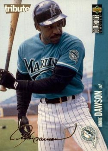 Andre Dawson 1996 Upper Deck Collector's Choice #150 Gold Signatures ...