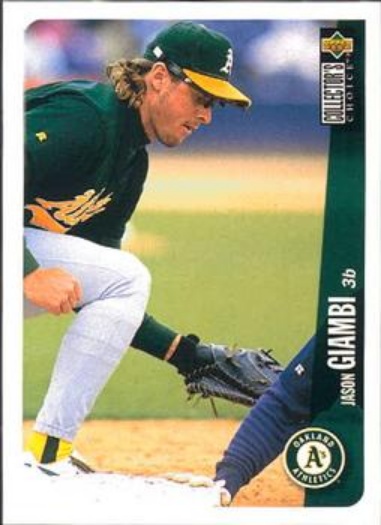 Jason Giambi 1996 Upper Deck Collector's Choice #243 Base Price Guide ...