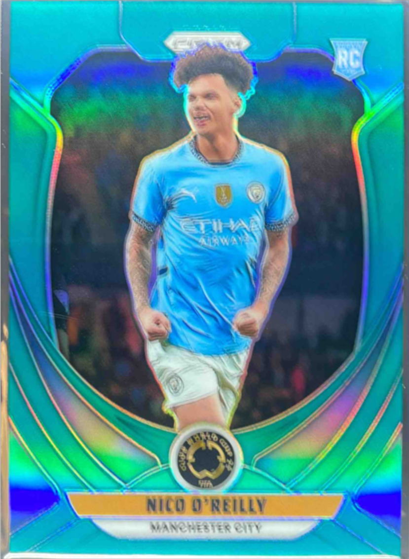 Nico O'Reilly 2025 Prizm Club World Cup #134 Teal /99 Price Guide ...