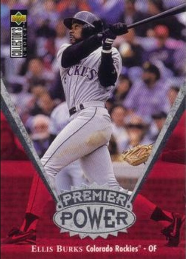 Ellis Burks 1997 Upper Deck Collector's Choice #PP16 Premier Power ...