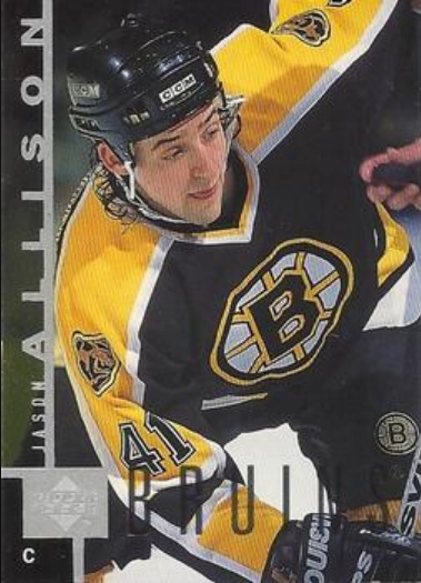 Jason Allison 1997 Upper Deck #8 Base Price Guide - Sports Card Investor