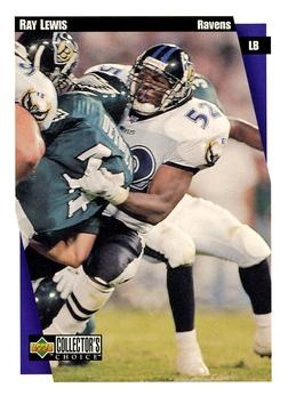 Ray Lewis 1997 Upper Deck Collector's Choice #261 Base Price Guide ...