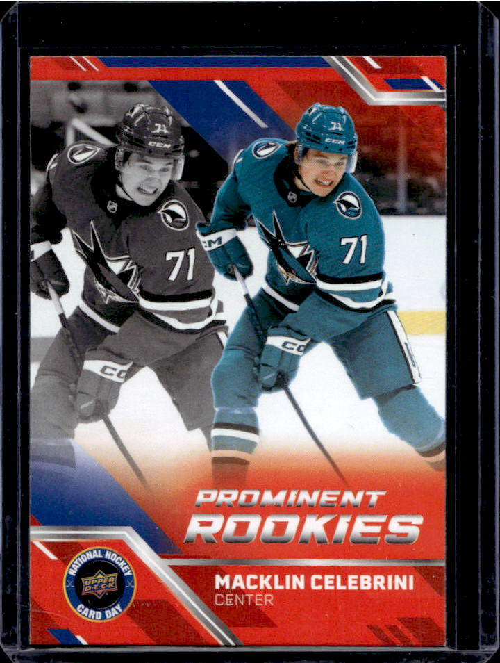 Macklin Celebrini 2025 Upper Deck National Hockey Card Day #NHCD-1 Base ...