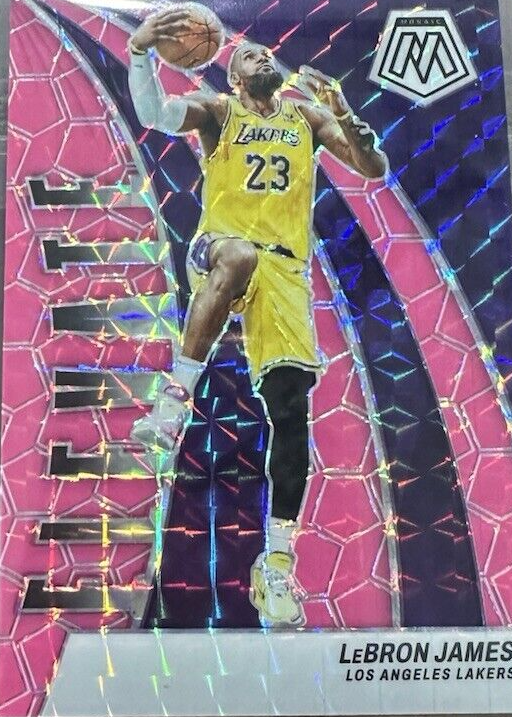 LeBron James 2023 Mosaic #23 Elevate - Pink Fluorescent /10 Price Guide ...