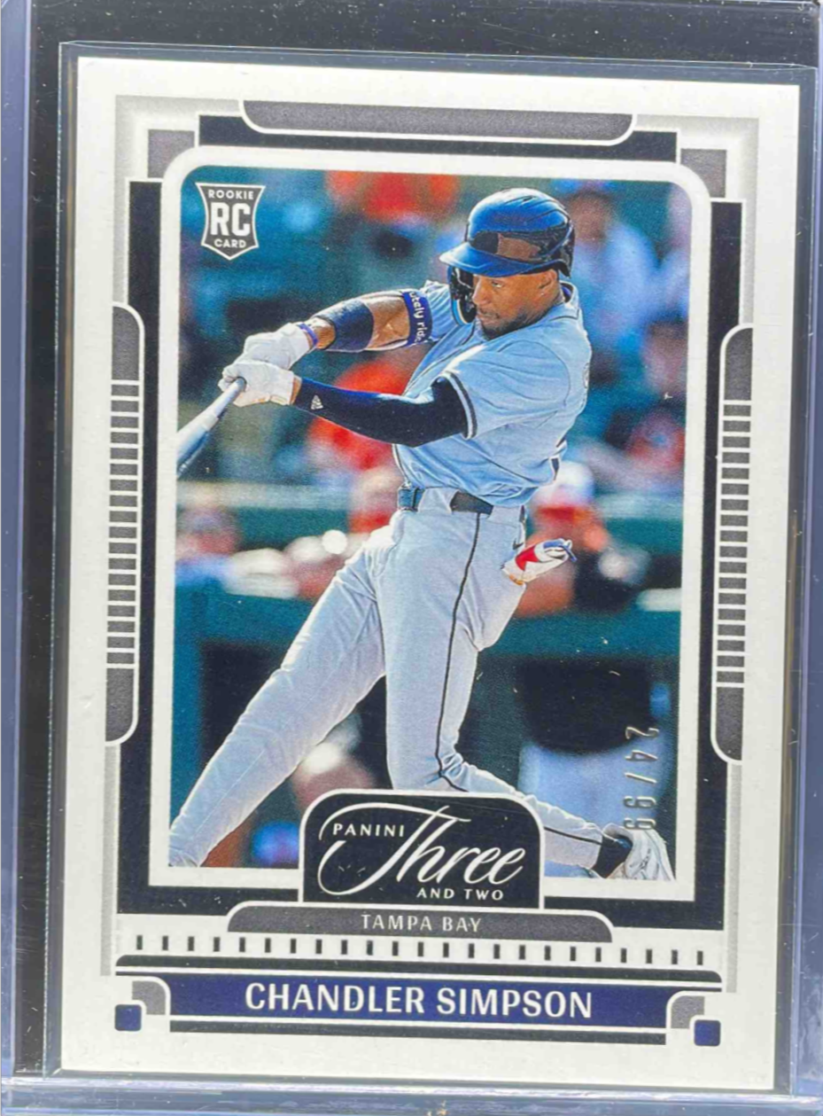 Chandler Simpson 2025 Panini Three and Two #21 Base /99 Price Guide ...