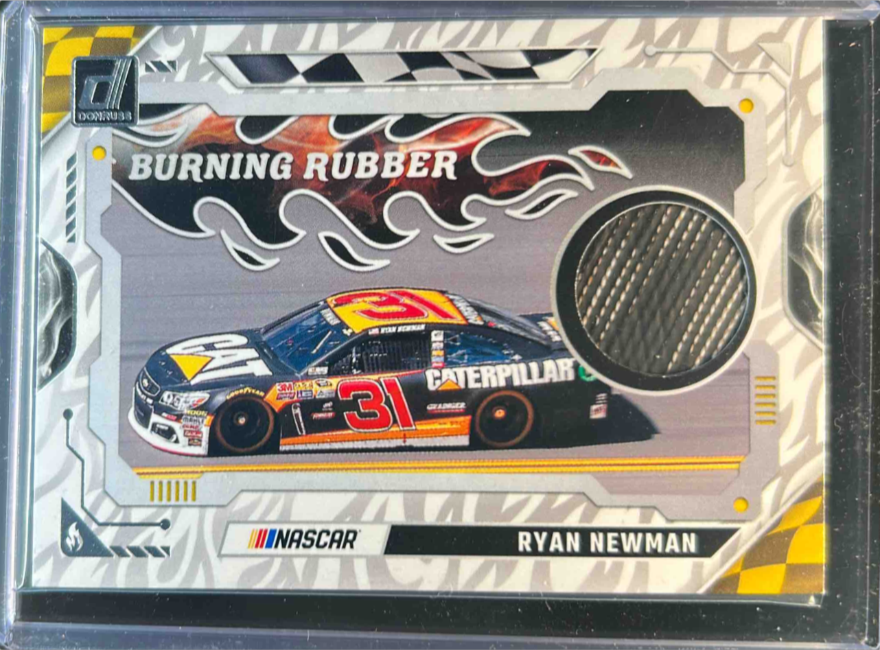 Ryan Newman 2025 Donruss NASCAR #BRM-RNM Burning Rubber Materials Price ...