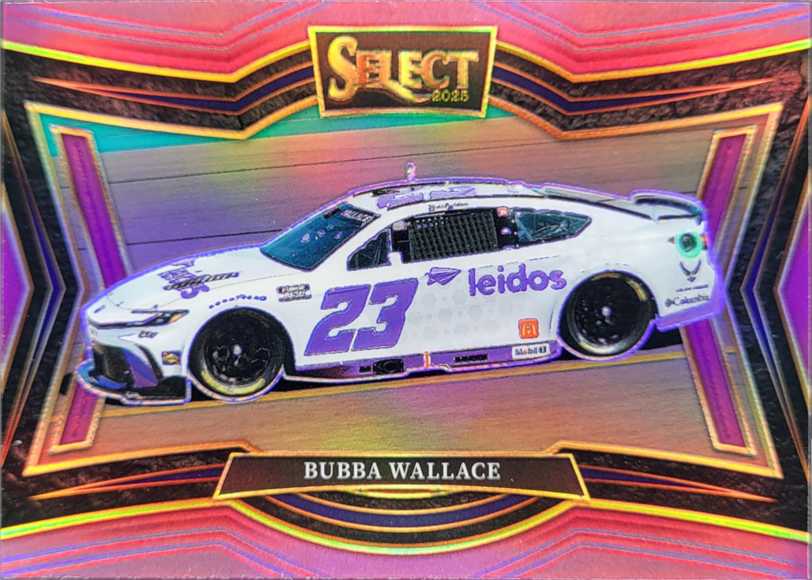 Bubba Wallace 2025 Select NASCAR #166 Base Pit Road Purple /85 Price ...