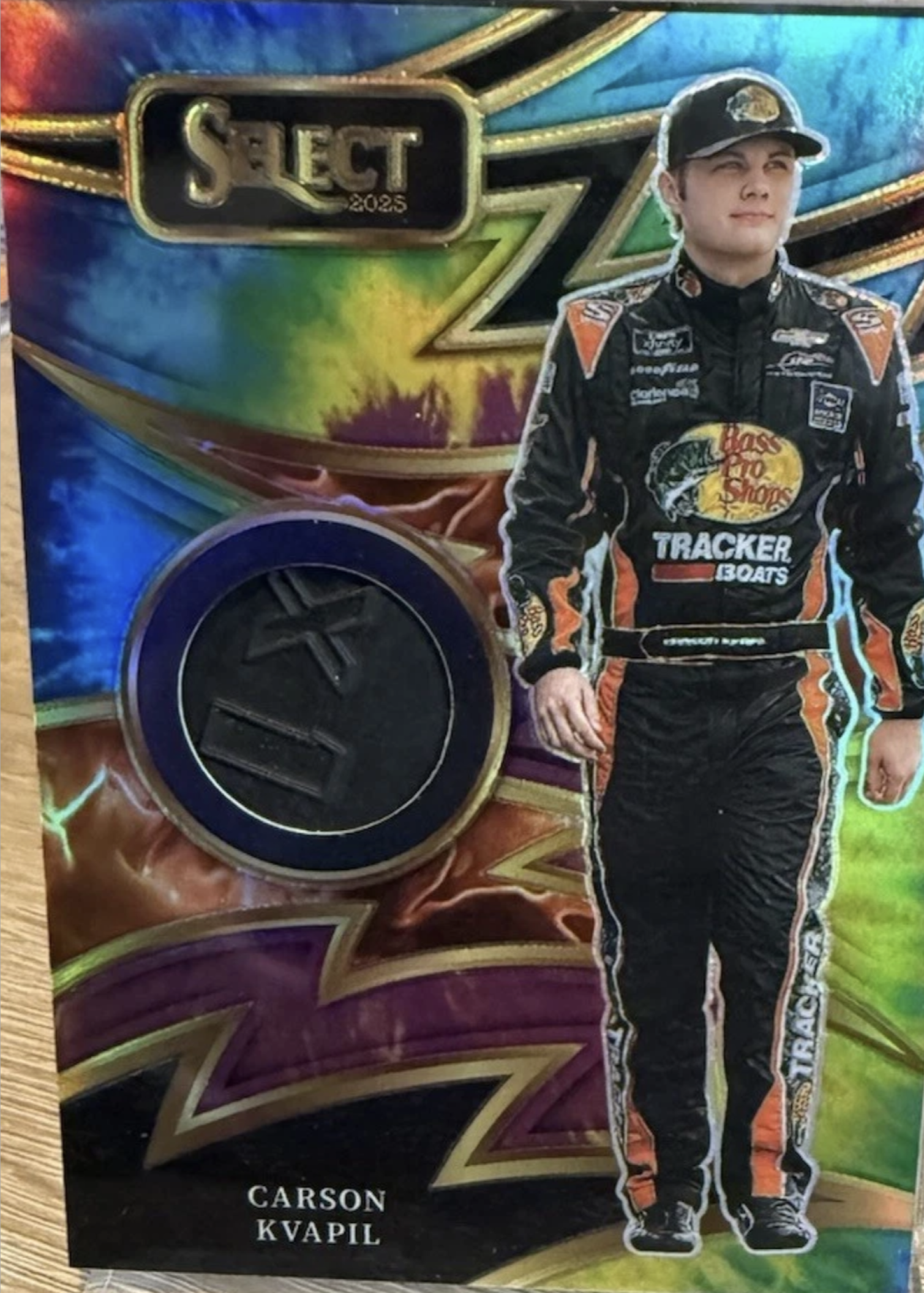 Carson Kvapil 2025 Select NASCAR #S-CKP Sparks Tie-Dye /25 Price Guide ...