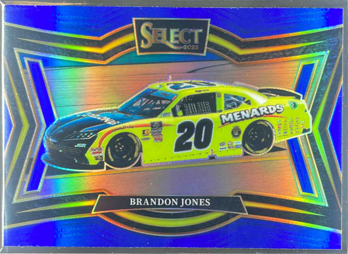Brandon Jones 2025 Select NASCAR #191 Base Pit Road Blue /175 Price ...