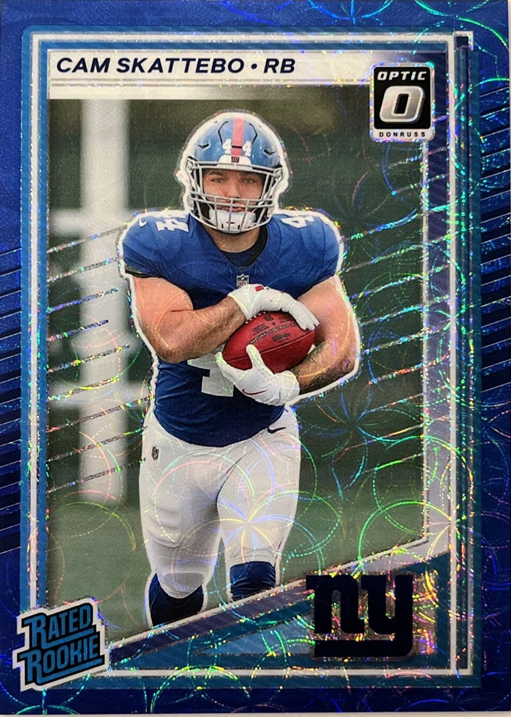 Cam Skattebo 2025 Donruss #302 Optic Preview - Blue Scope Price Guide ...