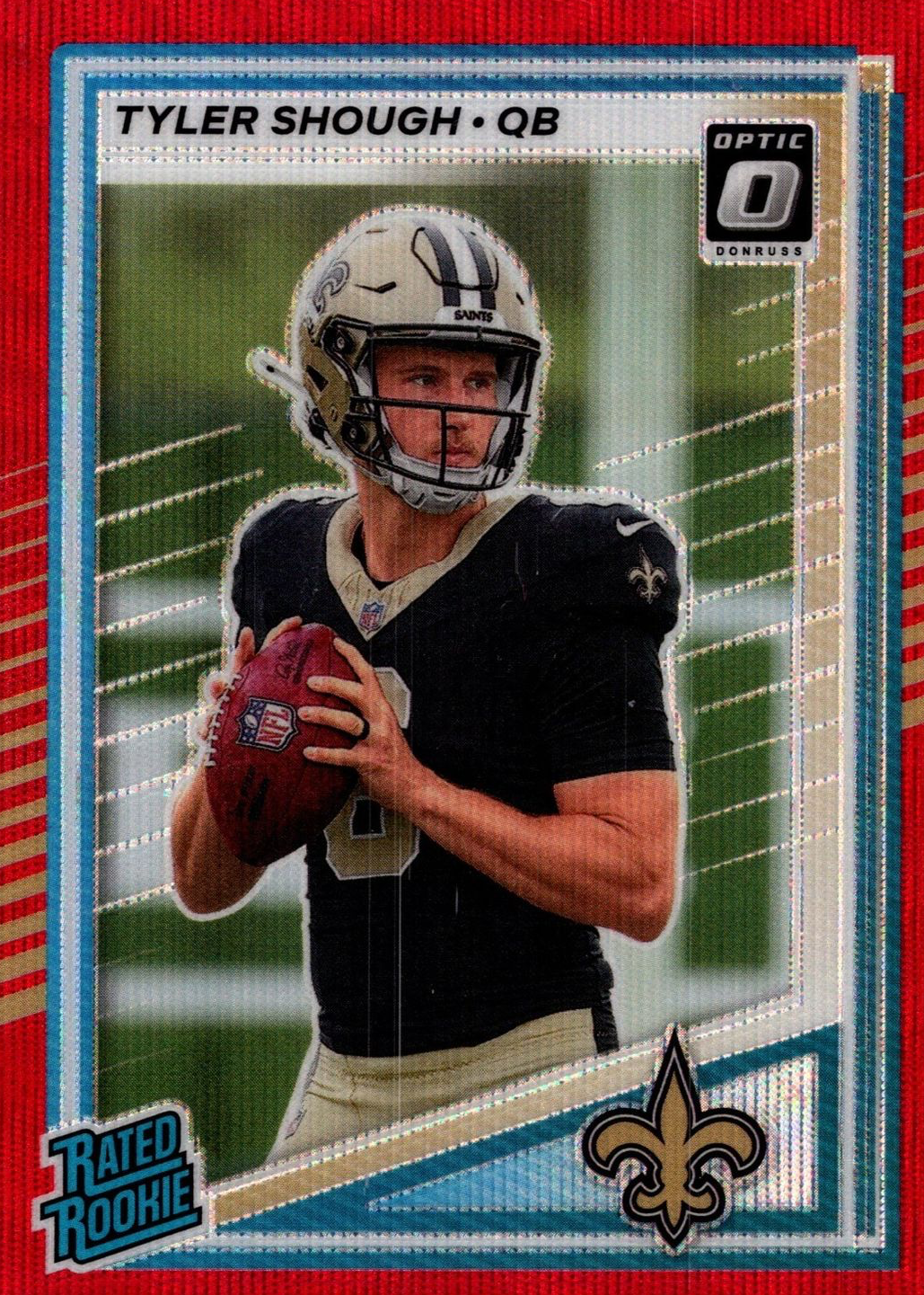 Tyler Shough 2025 Donruss #304 Optic Preview - Red Wave Price Guide ...