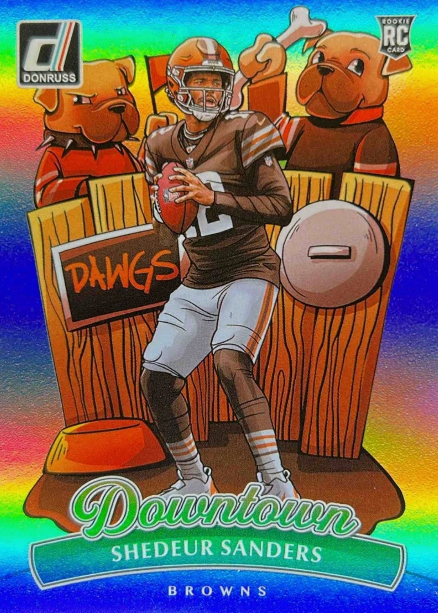 Shedeur Sanders 2025 Donruss #17 Downtown /(SSP) Price Guide - Sports ...