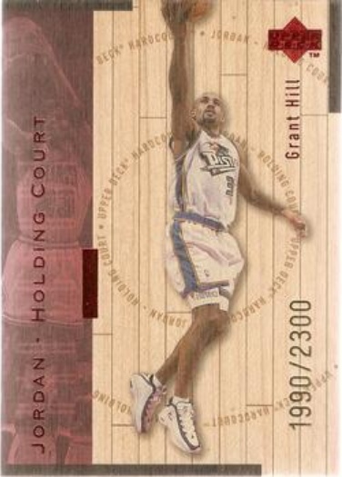Grant Hill / Michael Jordan 1998 Upper Deck Hardcourt #J8 Jordan ...