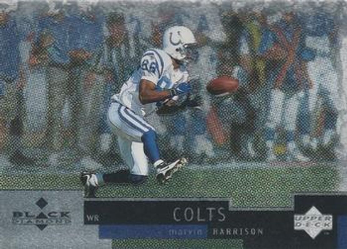 Marvin Harrison 1998 Upper Deck Black Diamond #124 Base Price Guide ...