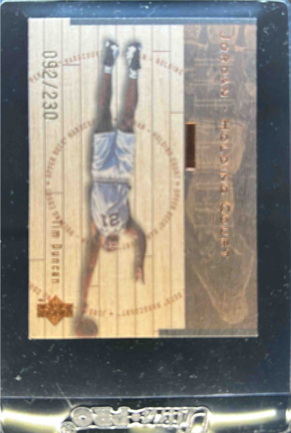 Michael Jordan / Tim Duncan 1998 Upper Deck Hardcourt #J24 Jordan ...