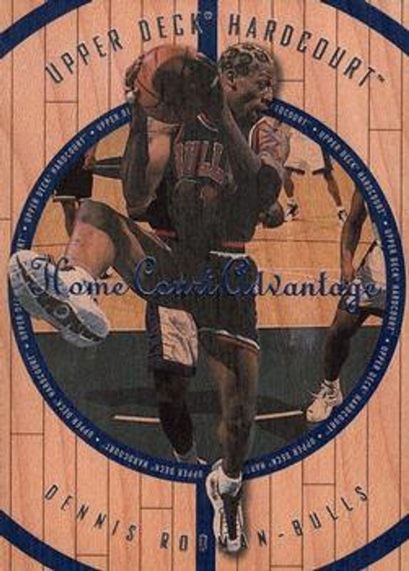 Dennis Rodman 1998 Upper Deck Hardcourt #54 Home Court Advantage Price ...