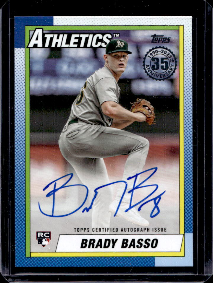 Brady Basso 2025 Topps #90A-BBA 1990 Baseball Autographs (Series 1) Price Guide - Sports Card ...