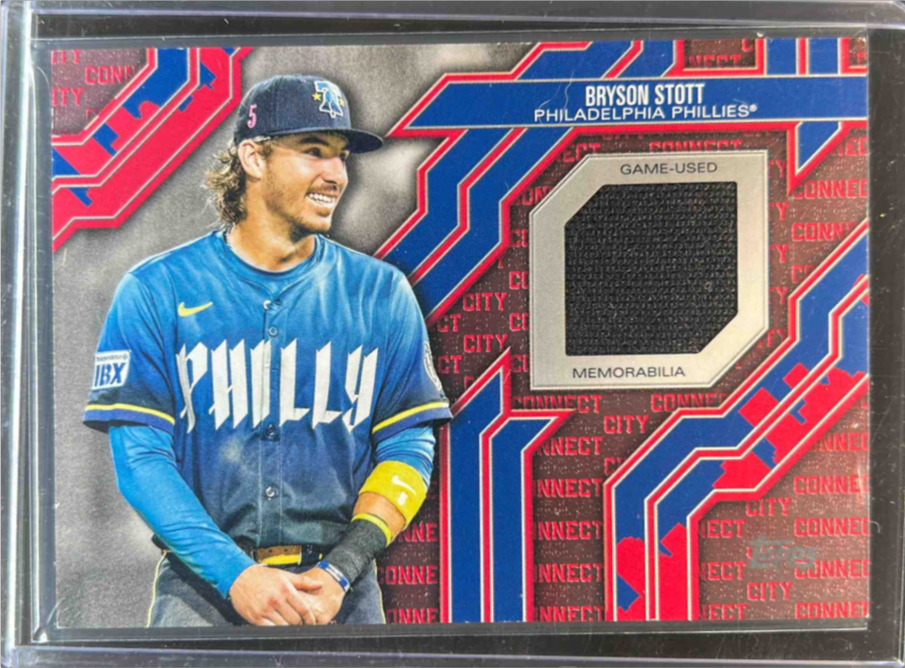 Bryson Stott 2025 Topps #CC2-BS City Connect Swatch Relics (Series 2 ...